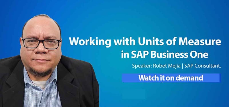 Working with Units of Measure in SAP Business One